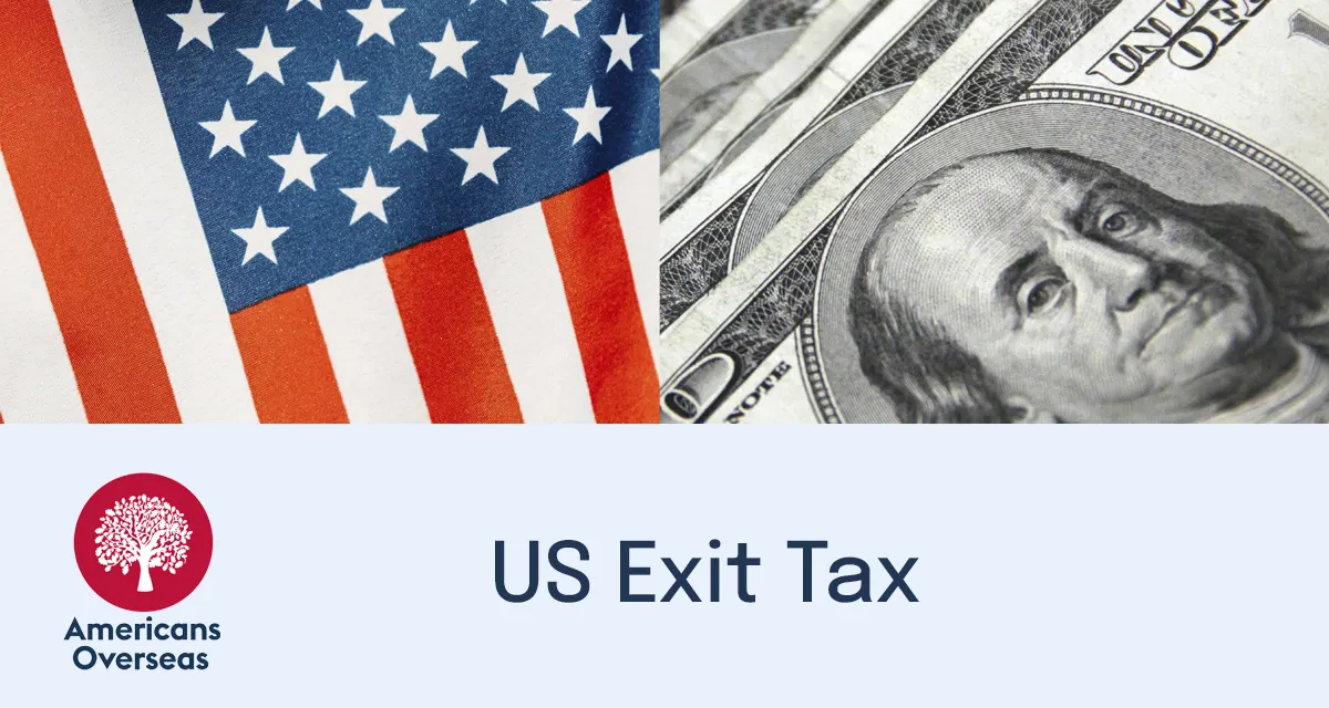 Exit tax na afstand Amerikaanse staatsburgerschap